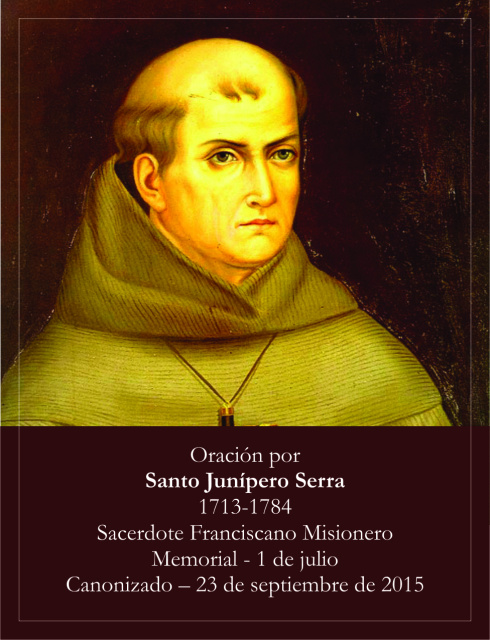 *SPANISH* St. Junipero Serra Prayer Card – Rosary.Team